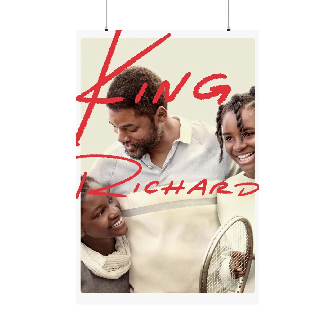 King Richard 2021 Movie Poster, Will Smith - Etsy