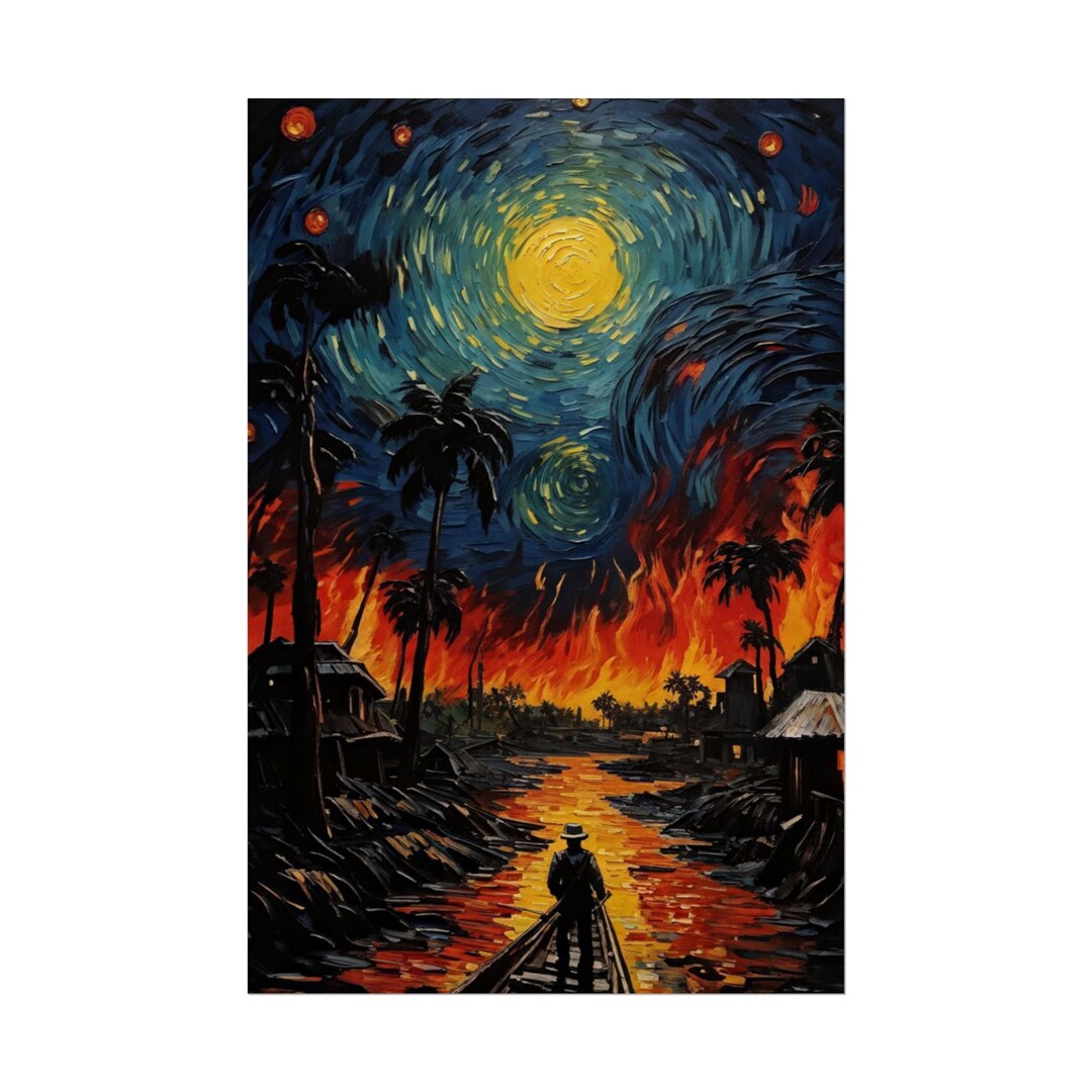 AI Art / Vincent Van Gogh Style Painting Inspired by Apocalypse Now ...