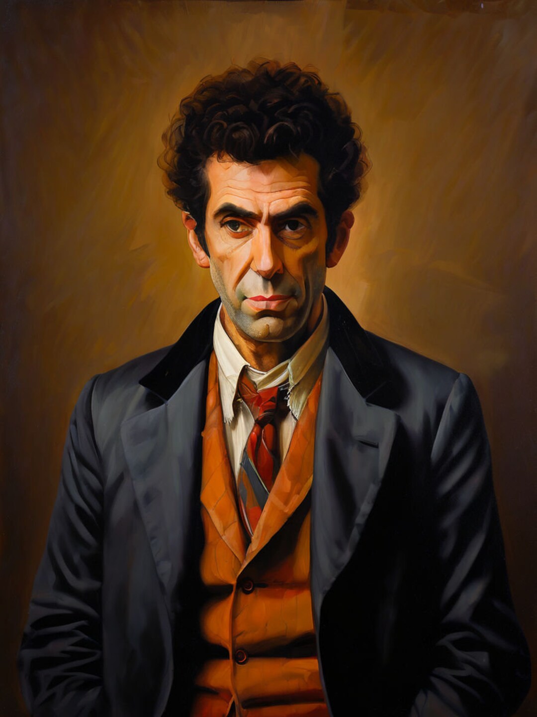 19th Century Paintings of Seinfeld Character / Jerry, Kramer, George ...