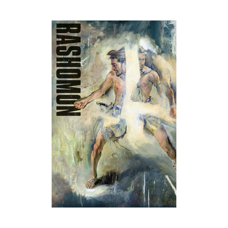 Rashomon 1950 Movie Poster, Japanese, Akira Kurosawa, Toshiro Mifune ...