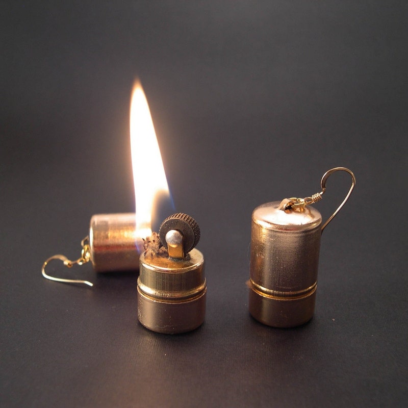 Cigarette Earrings - Etsy Australia