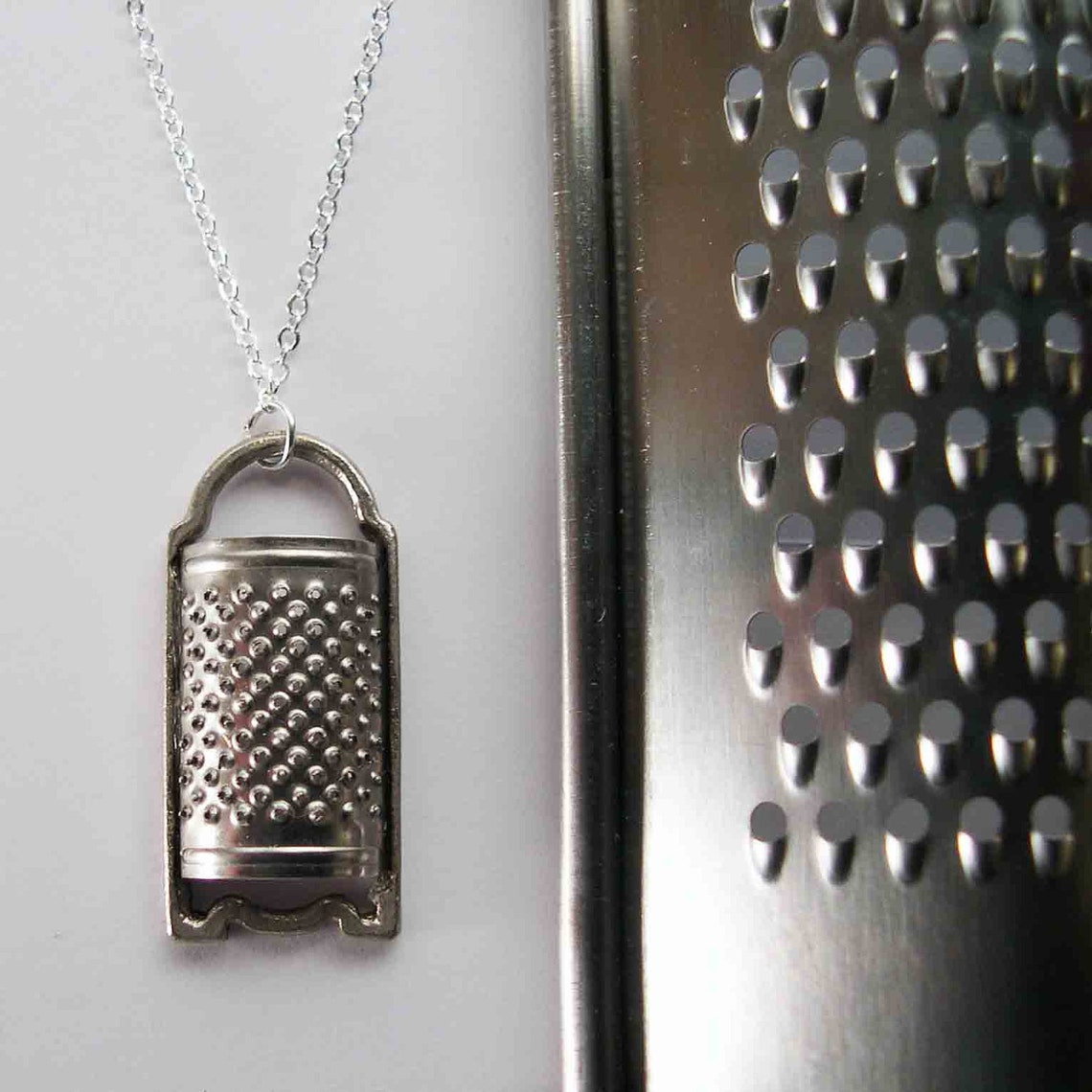 YOU Are GRATE Working Mini Grater Necklace | Etsy