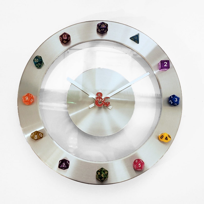 Dungeons and Dragons Dice Clock - Etsy