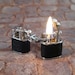 LEATHER or Chrome Working Lighter Cufflinks - Etsy