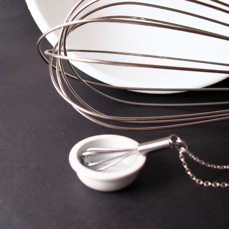 Let Me Whisk YOU Away Mini Working Wire Whisk Necklace - Etsy