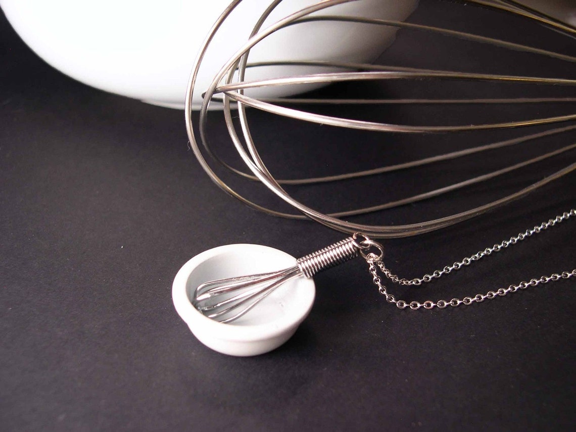Let Me Whisk YOU Away Mini Working Wire Whisk Necklace - Etsy