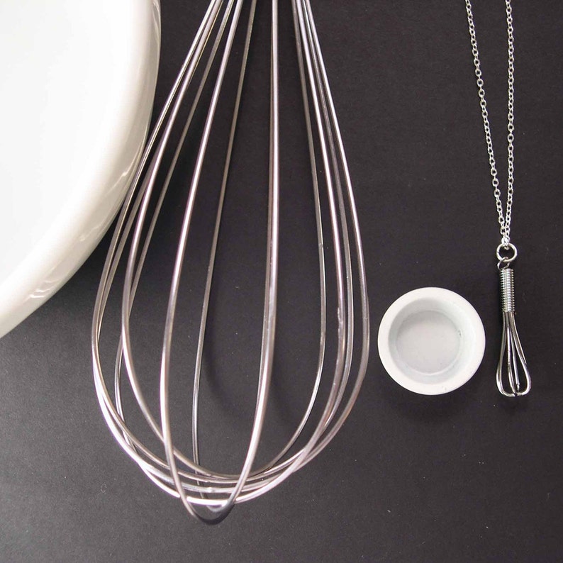 Let Me Whisk YOU Away Mini Working Wire Whisk Necklace - Etsy