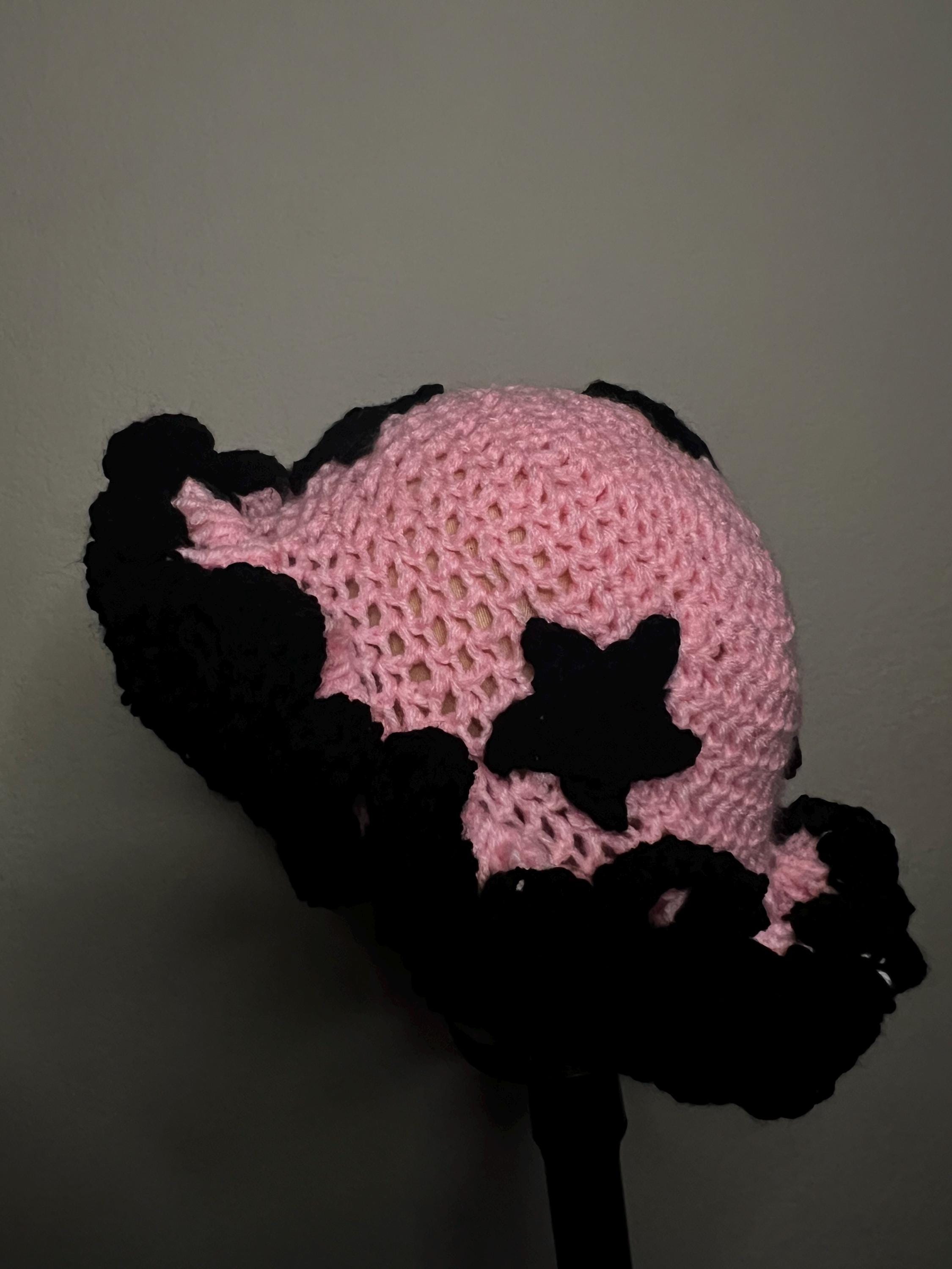 Ruffle Crochet Hat| 5 Star Hat| Multicolored | Crochet Hat ...