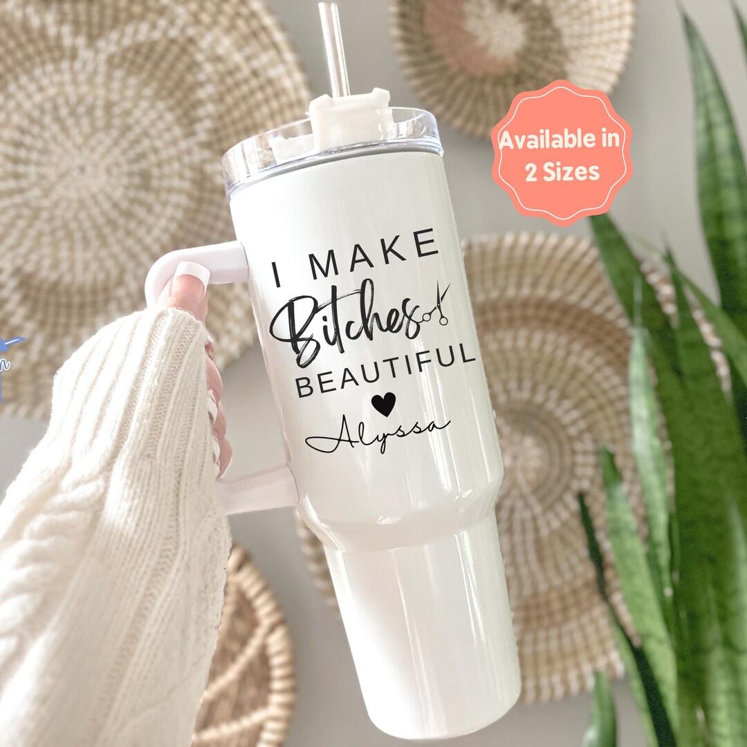 Hairstylist Gift Personalized 40oz Hair Stylist Tumbler Cup Hair ...