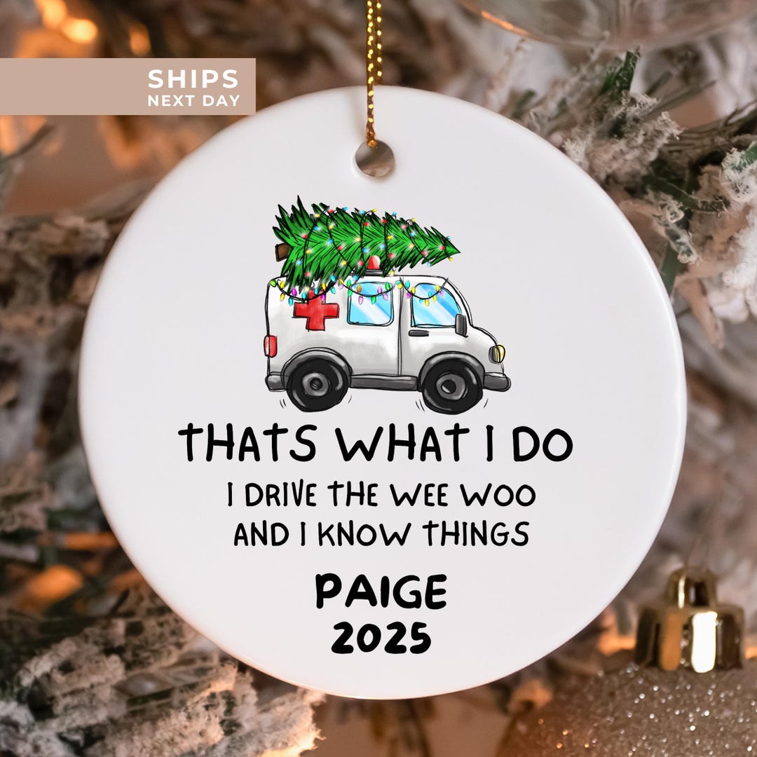 Personalized Emt Ornament, Personalized Paramedic Gifts, Paramedic ...