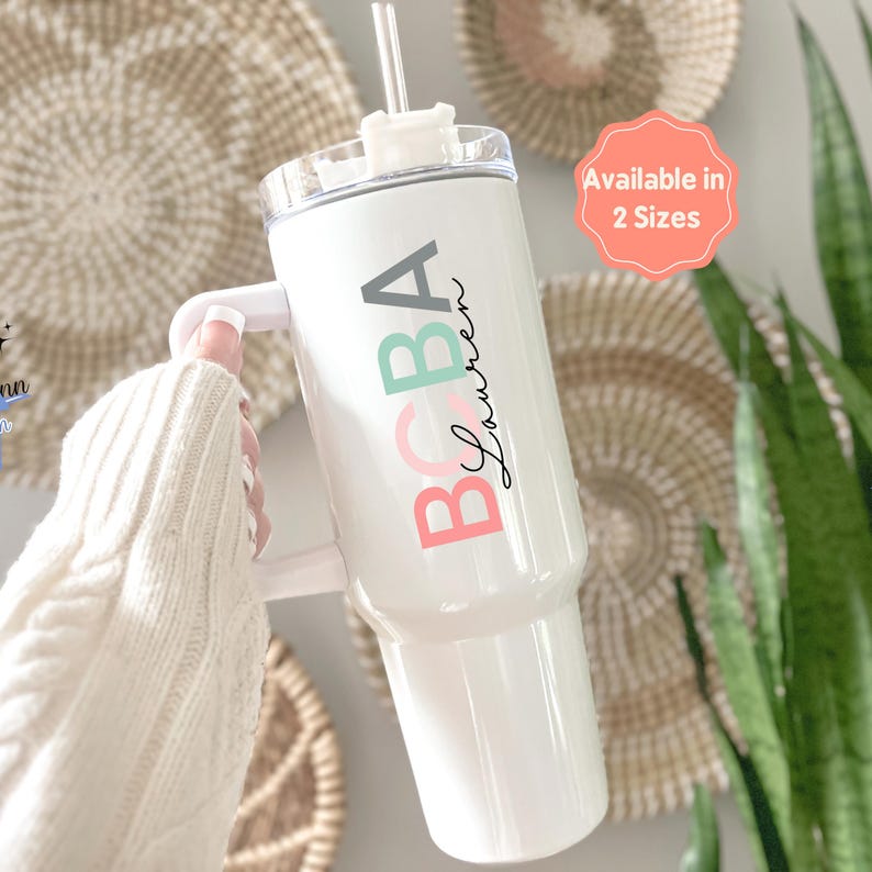 Personalized BCBC 40 Oz Tumbler, Bcba Tumbler With Handle, Gift for ...