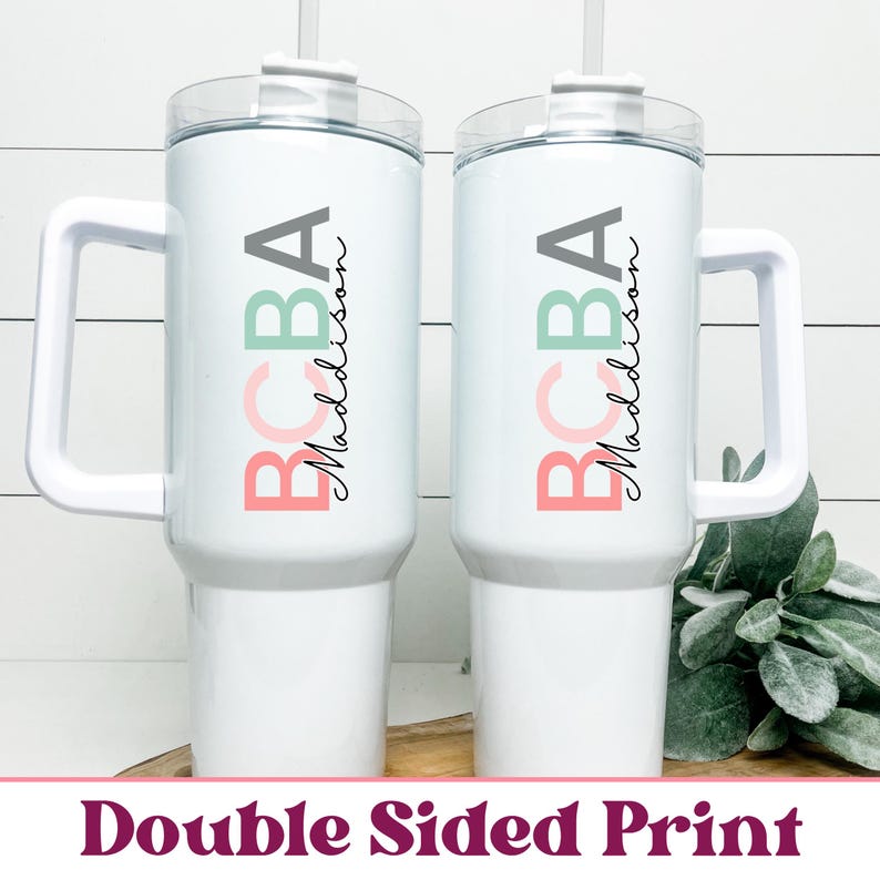 Personalized BCBC 40 Oz Tumbler, Bcba Tumbler With Handle, Gift for ...