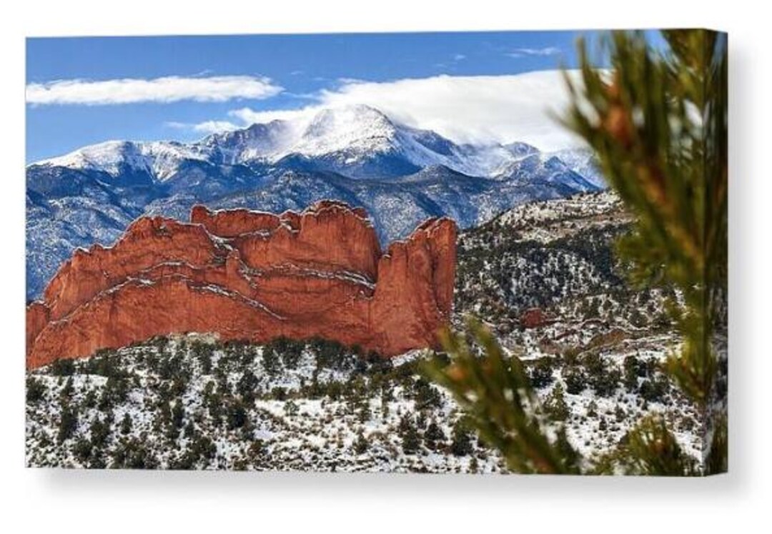 Garden of the Gods Wall Art, Pikes Peak Wall Art, Colorado Springs Wall ...