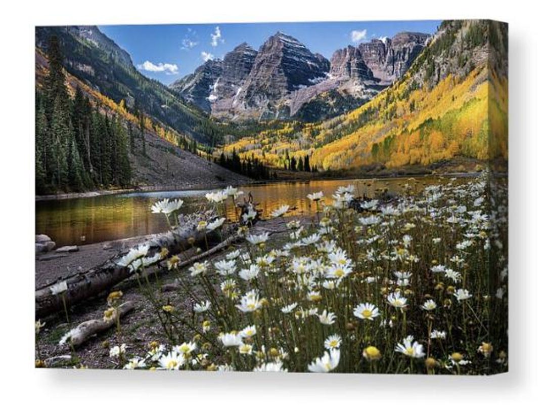 Maroon Bells Wall Art, Maroon Bells Autumn, Aspen Colorado, Rocky ...