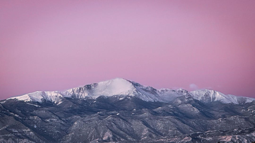 Pink Pikes Peak Digital Download - Etsy