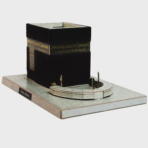 DIY 3D Kaaba Model Kit – Cardboard Architectural Puzzle – Islamic ...