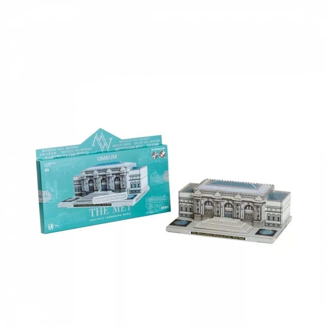 DIY 3D Metropolitan Museum of Art New York Puzzle Building Model Kit - Etsy