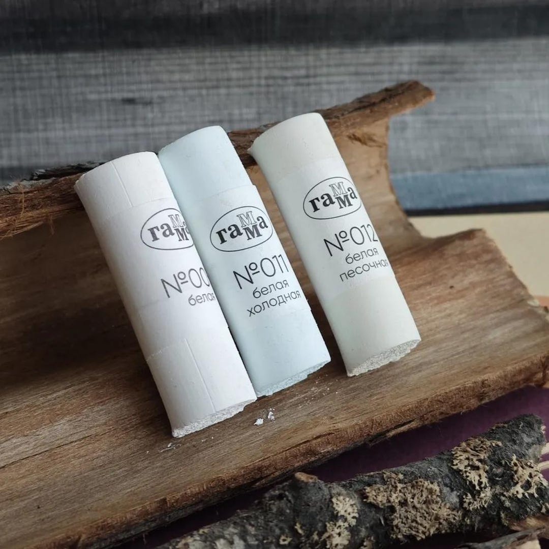 Gamma Soft Pastel Set – 3 White Shades for Artists, Blending ...