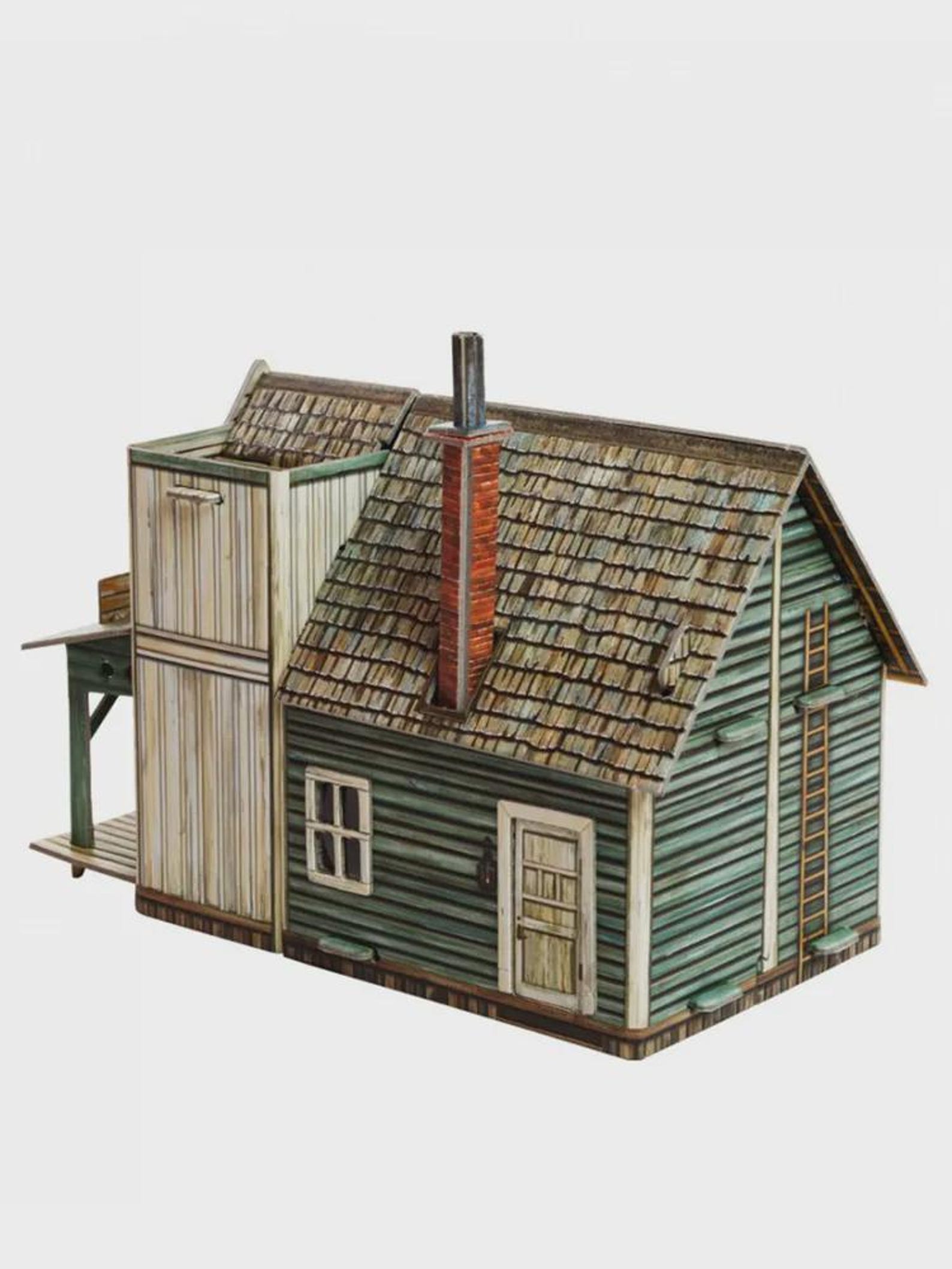 DIY 3D Wild West Outpost Model Kit – 1:56 Scale Cardboard Building for ...