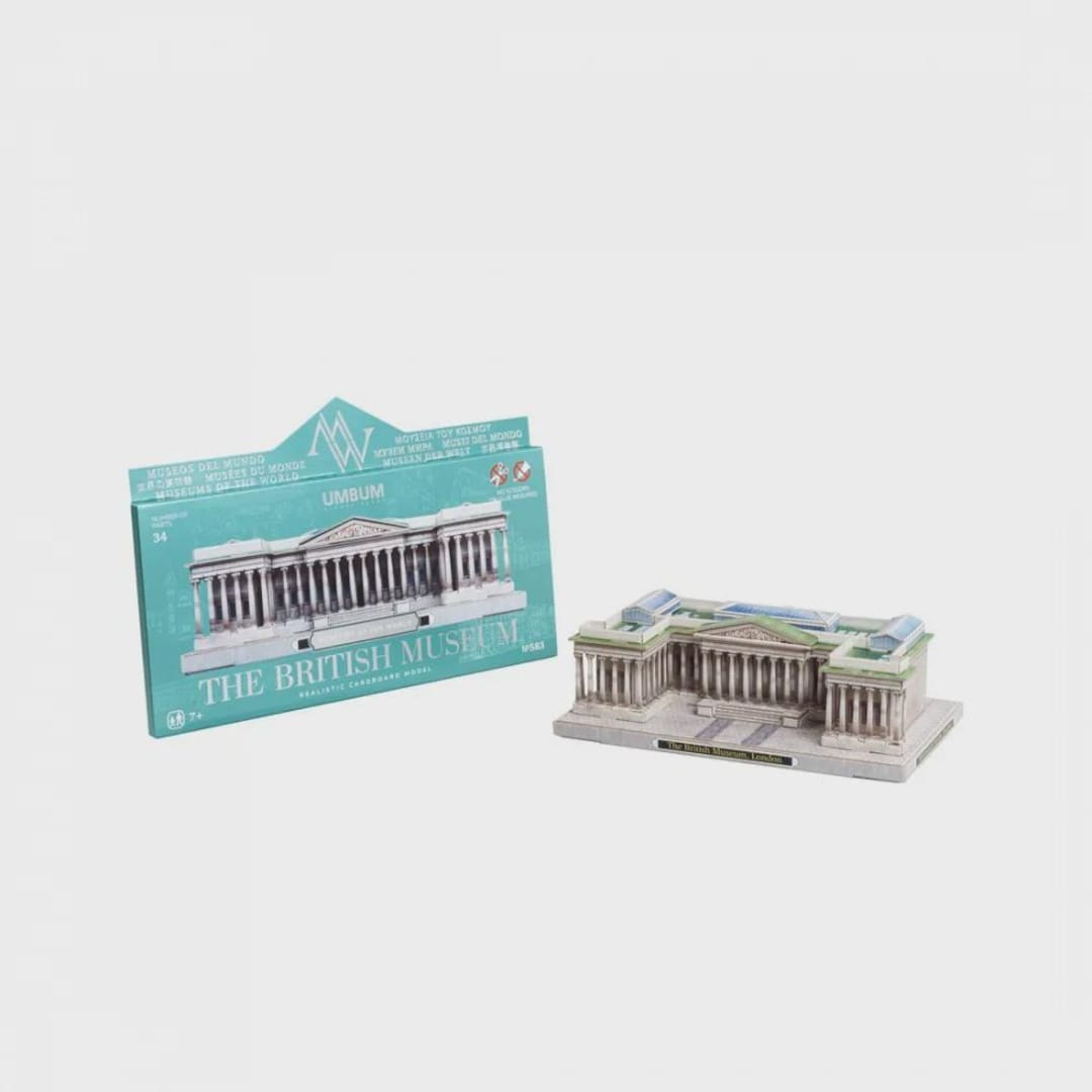 British Museum DIY Paper Model Kit – London Architecture Miniature – 3D ...