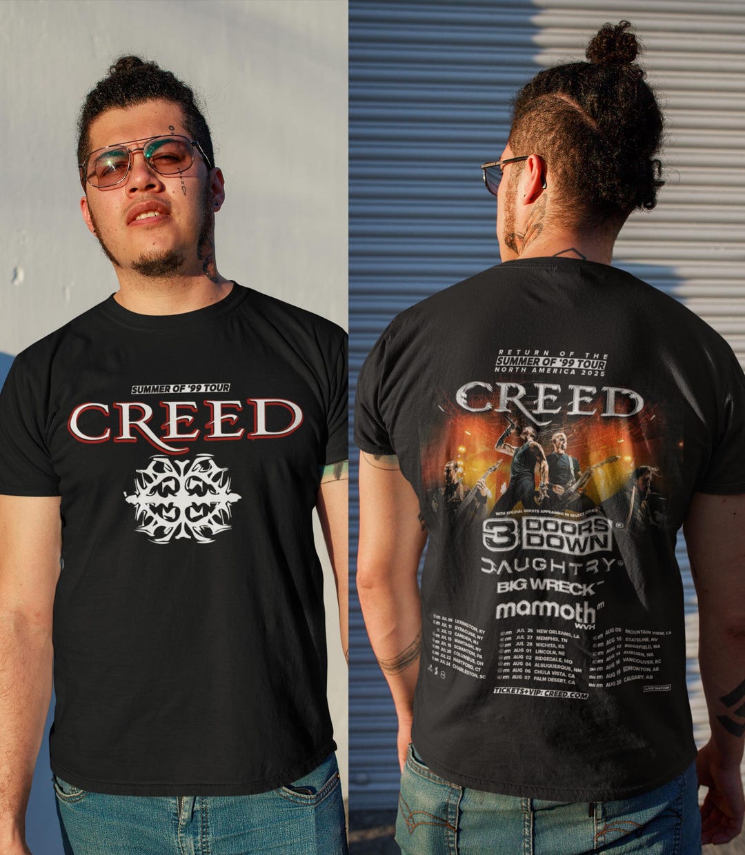 Unisex Tshirt Creed, Sweat Shirt Creed, Summer 99 Tour 2025 - Etsy