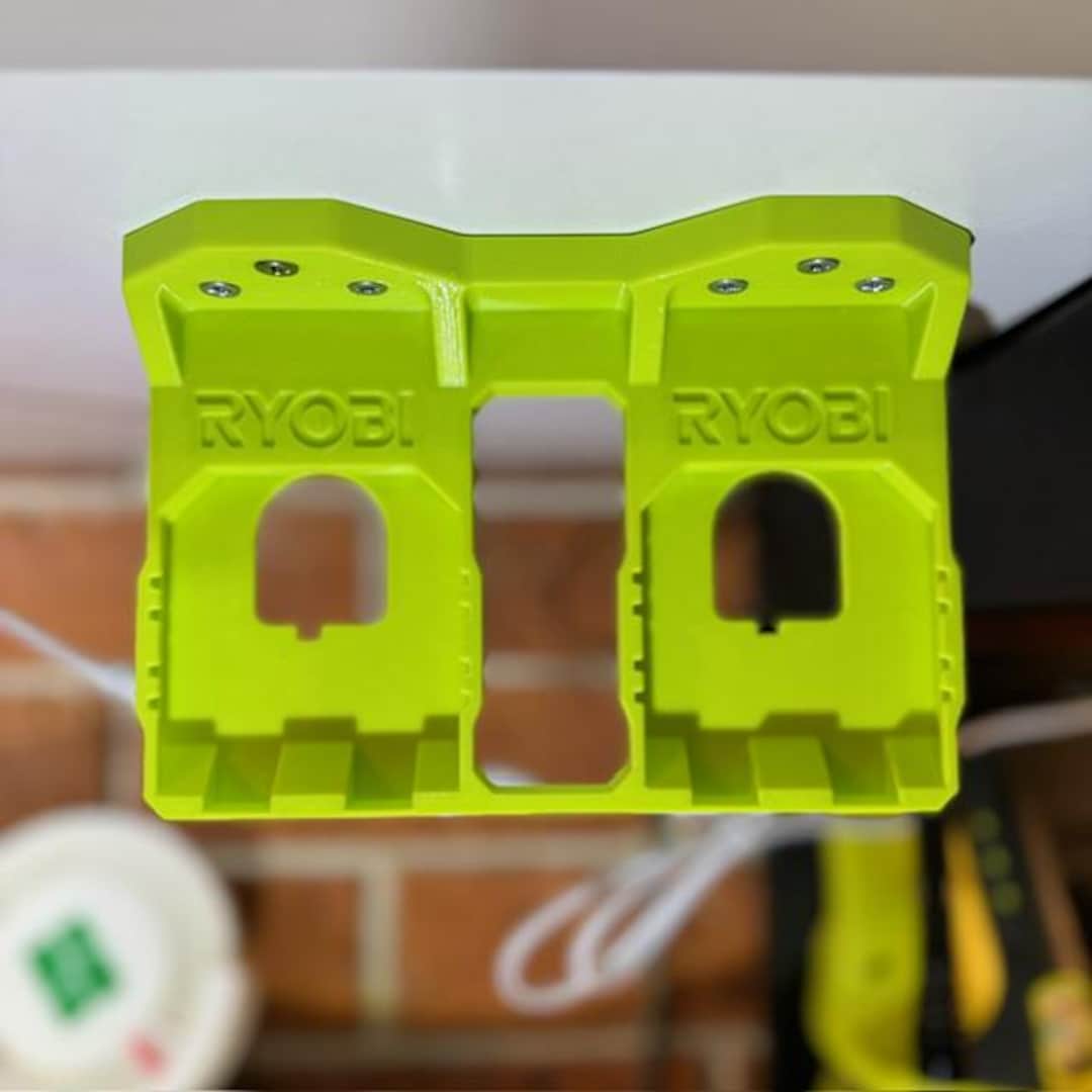 Double Ryobi 18V Oneplus Battery Locking Under Bench/shelf Mount ...