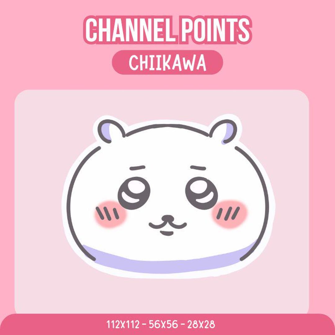 Cute Chiikawa's Twitch Channel Points Icon / Twitch Channel Points Icon ...