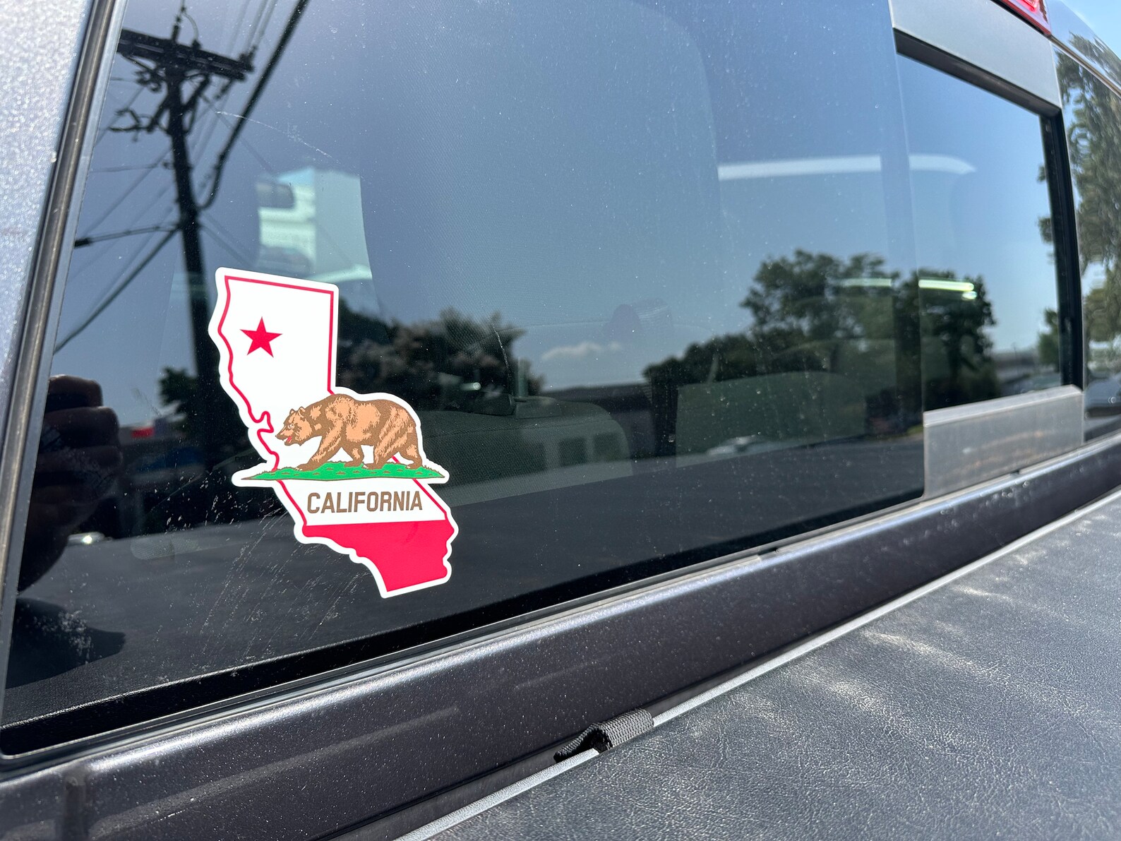 4" X 5" California Shape State Flag 3M Decal - Etsy