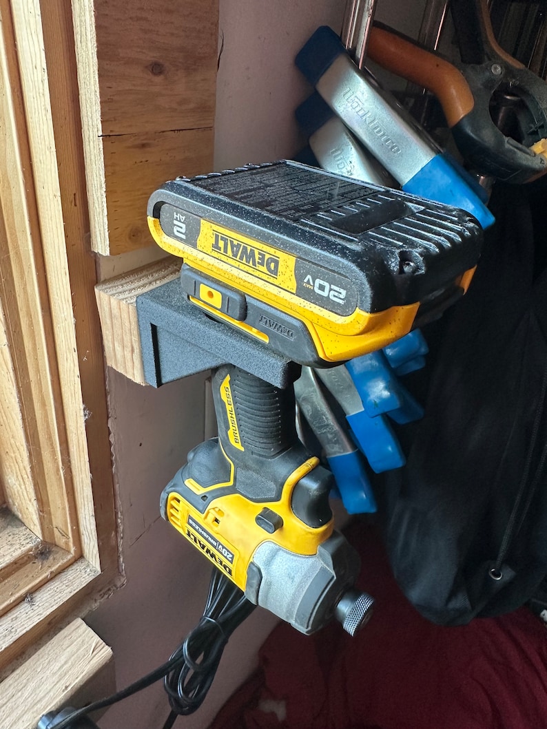 Cordless Drill Wall Mount - Etsy