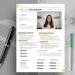 ATS Friendly Resume Template for Canva, CV Template, Professional ...
