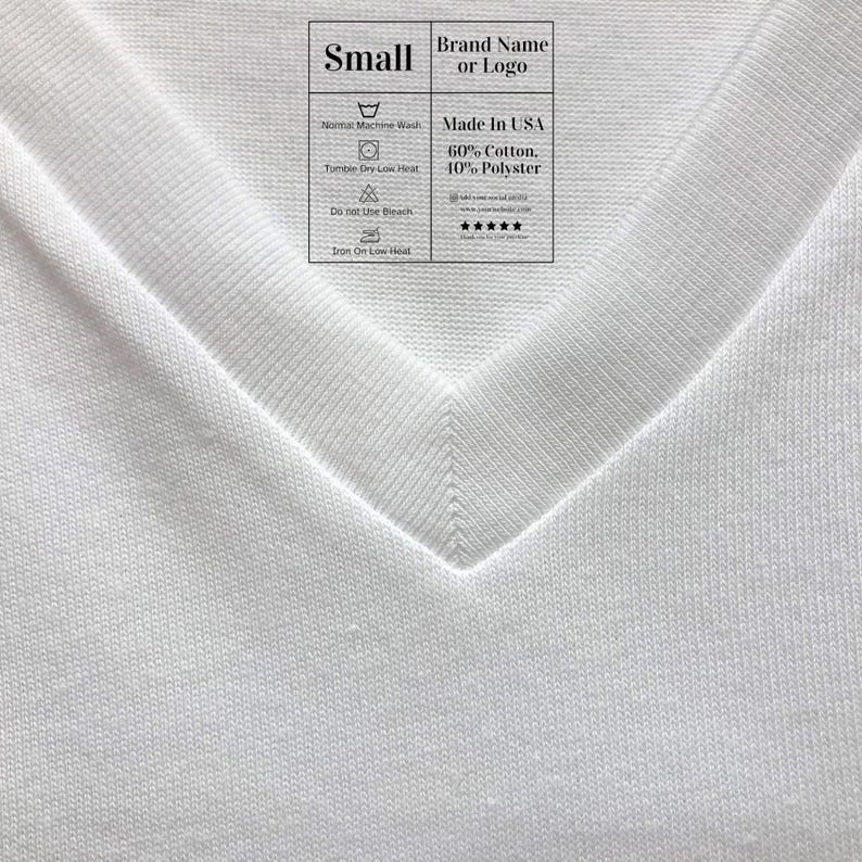 Tagless Neck Label, T-shirt Neck Labels, Custom Tagless Label, Neck ...