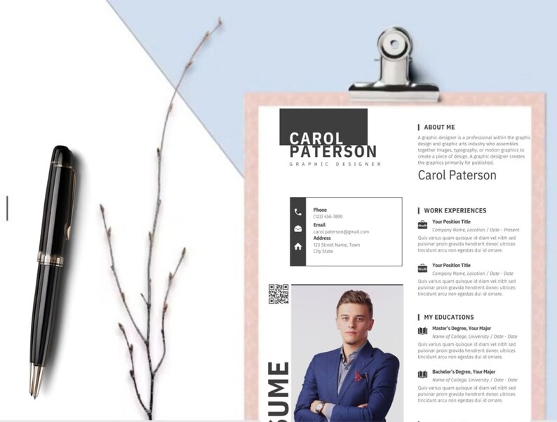 ATS Resume Template, CV Template, Cover Letter, Professional Resume ...