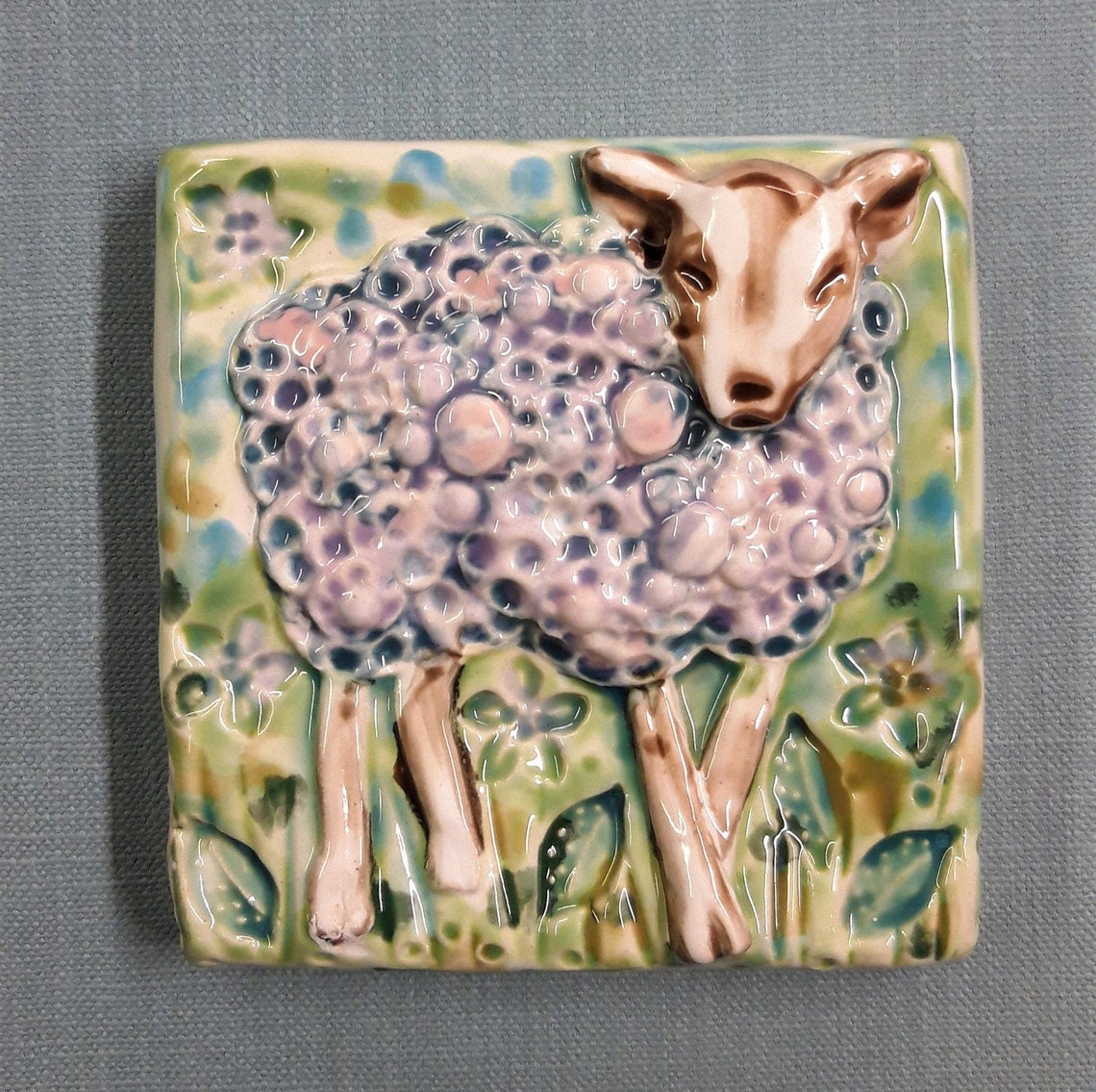 Ceramic Sheep Kitchen Decoration Farm Animal Garden Art | Etsy