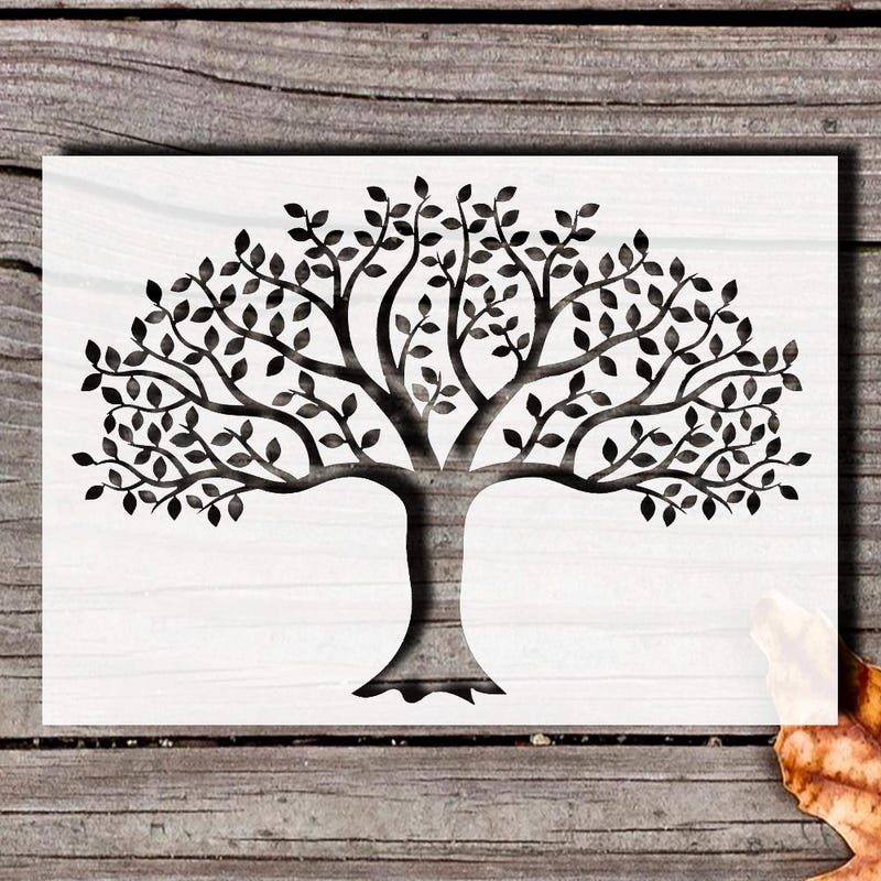 Tree of Life Stencil - Etsy