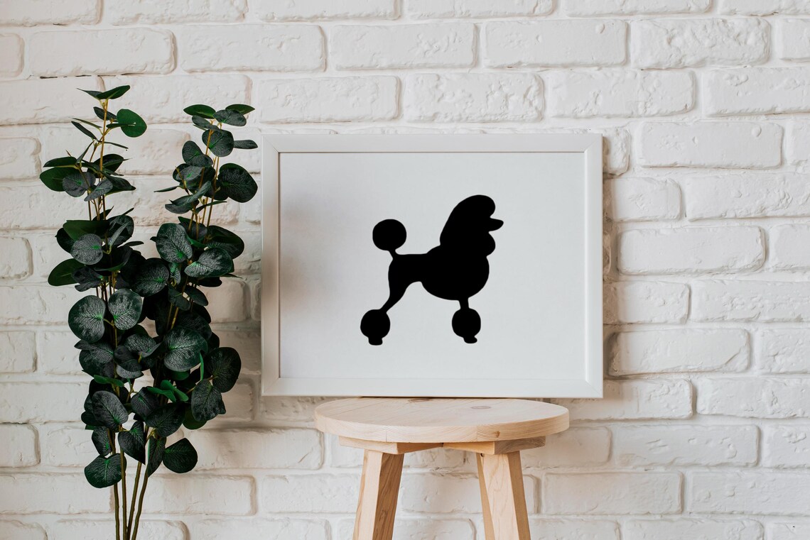 Poodle Design Stencils for Painting 4x4 Inch – Reusable Plastic ...