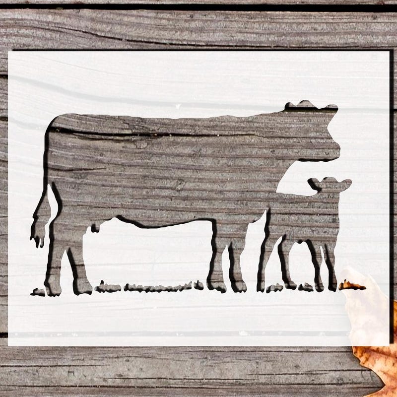Cow Stencil - Etsy
