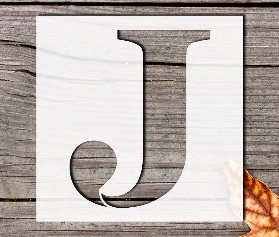 Custom Single Letter Stencil - Reusable Crafting Tool for DIY Projects ...