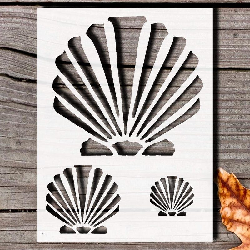 Sea Shell Stencils - Etsy