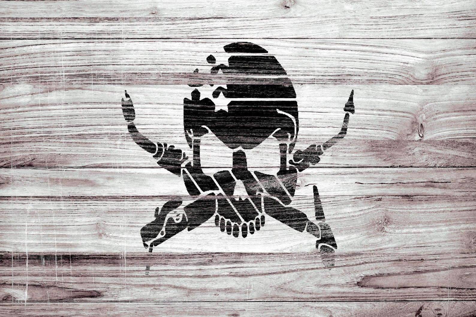 Skull Welder Stencils for Painting, 5.5x5.5 Inch, Reusable Plastic ...