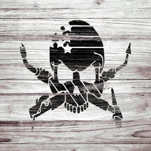 Skull Welder Stencils for Painting, 5.5x5.5 Inch, Reusable Plastic ...