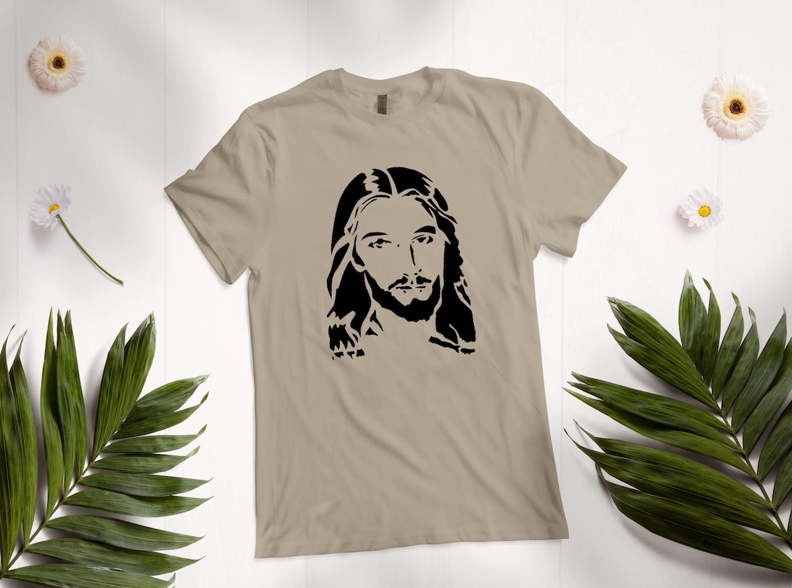 Jesus Christ Face Stencils for Painting 8.5 X 11 Inch Reusable Plastic ...