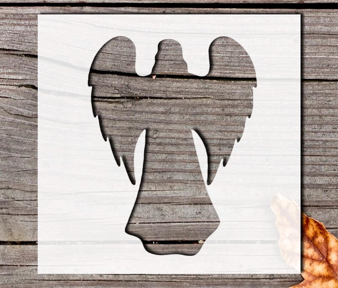 Angel Stencil - Reusable Mylar Cutout for Art, Crafts & DIY Projects ...