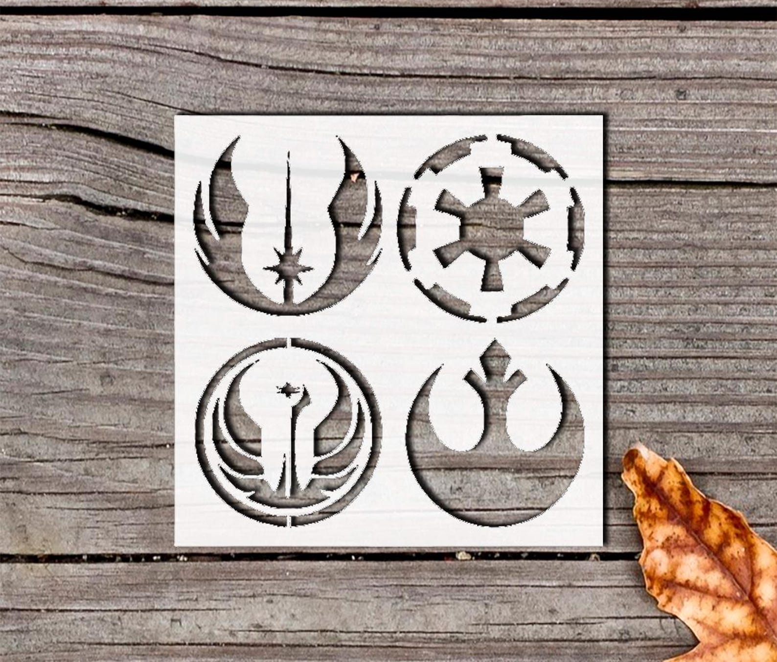 Stars Cosmos Signs Stencil for Painting, Plastic Reusable 5.5"l X 5.5"w ...