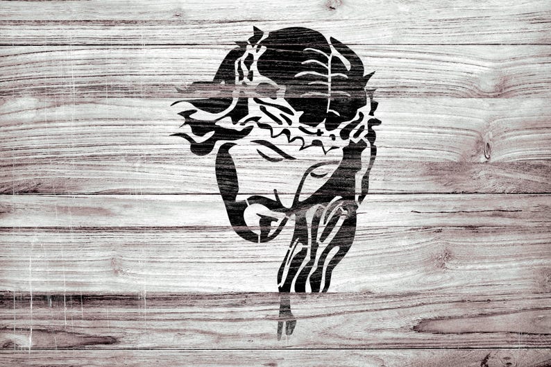 Jesus Christ Crown Thorns Stencils for Painting – Reusable Plastic ...