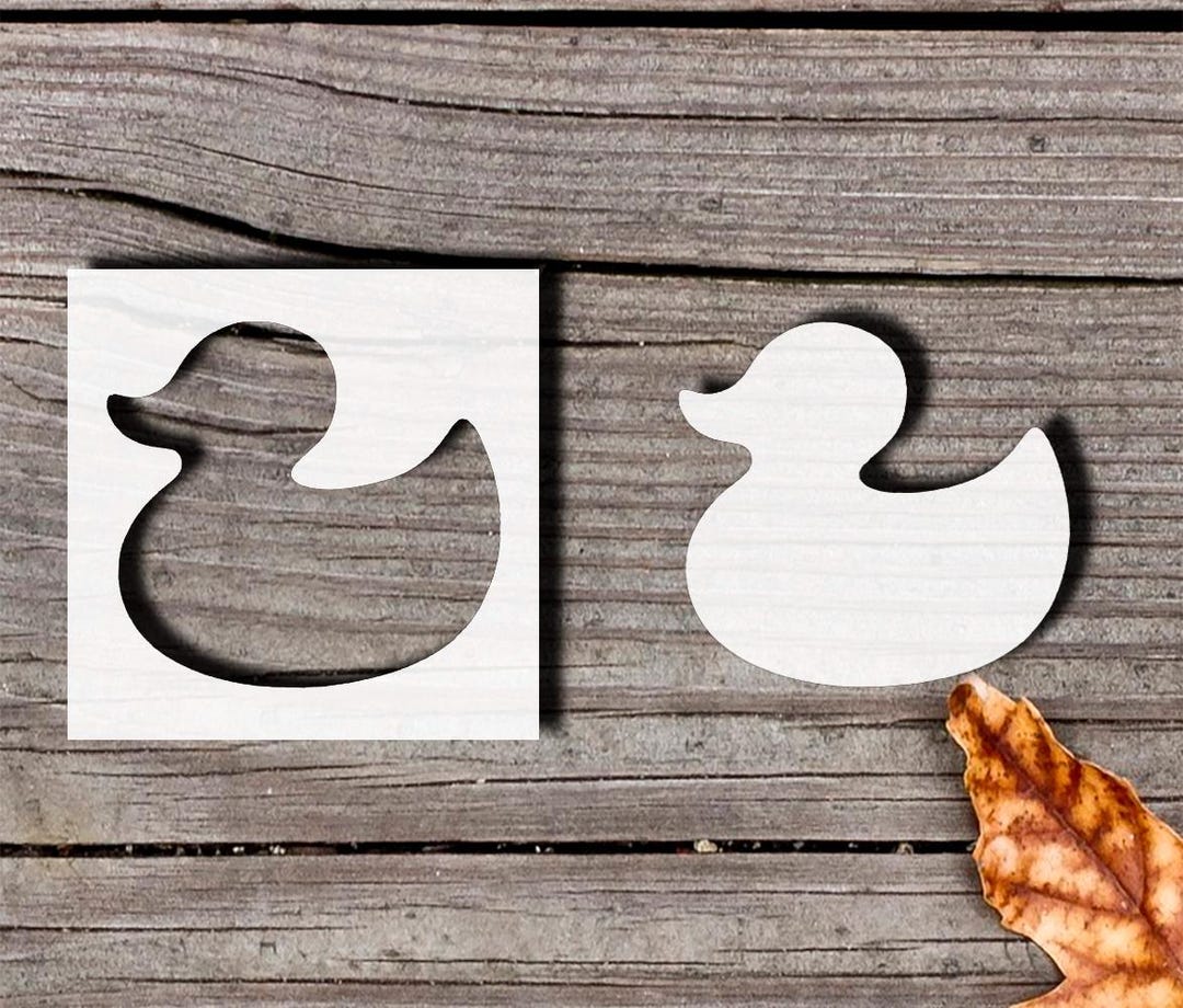 Reusable Rubber Duck Stencil Template for Majestic Safari Crafts ...