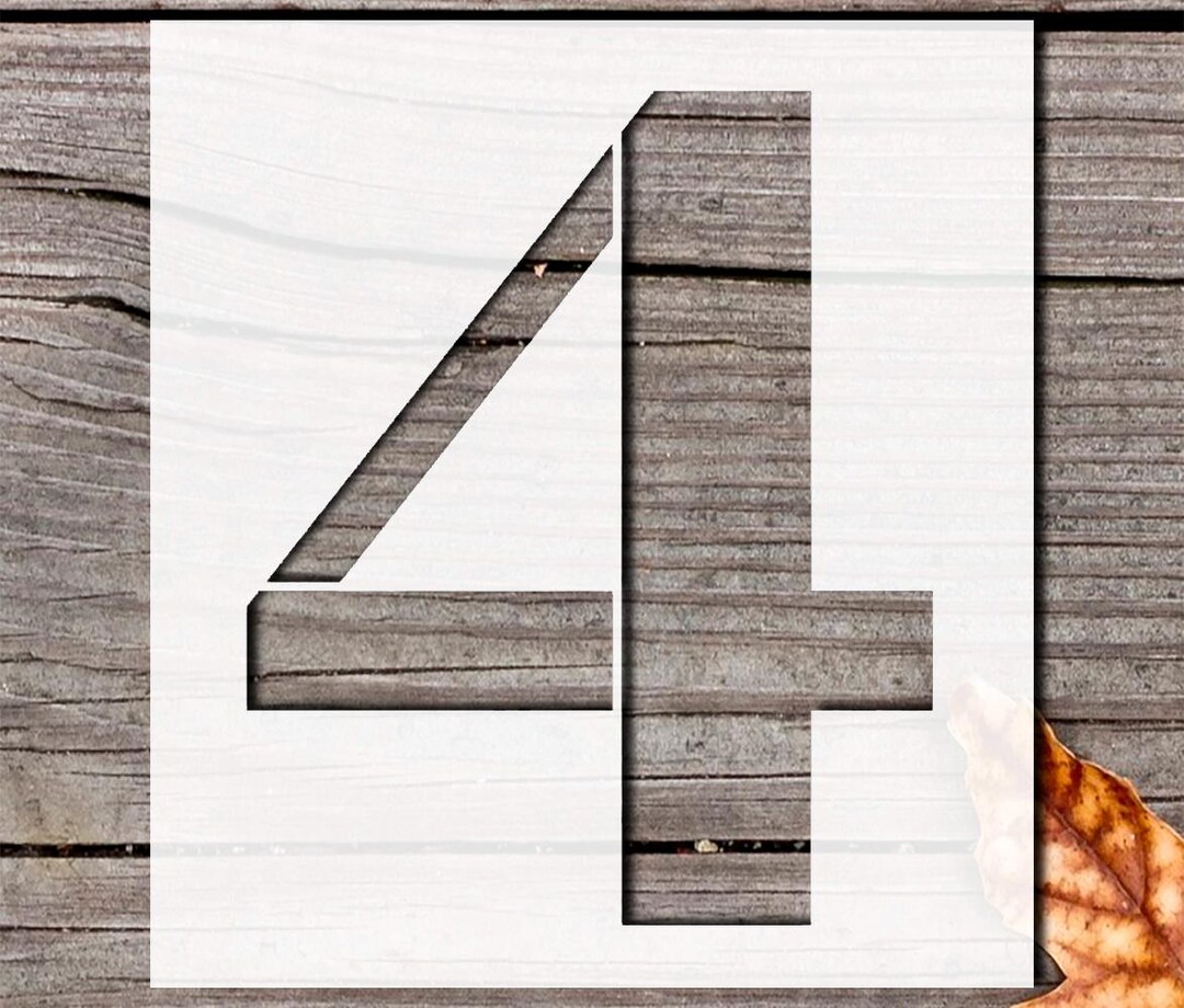 Custom Single Letter Stencil - Reusable Template for DIY Crafting ...