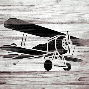 Airplane and Clouds Stencils for Painting 5.5x5.5 Inch – Reusable ...