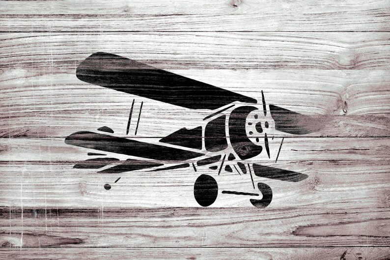 Airplane and Clouds Stencils for Painting 5.5x5.5 Inch – Reusable ...