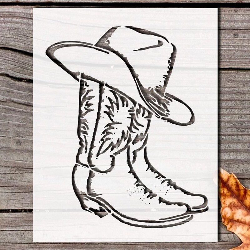 Boot Stencil - Etsy