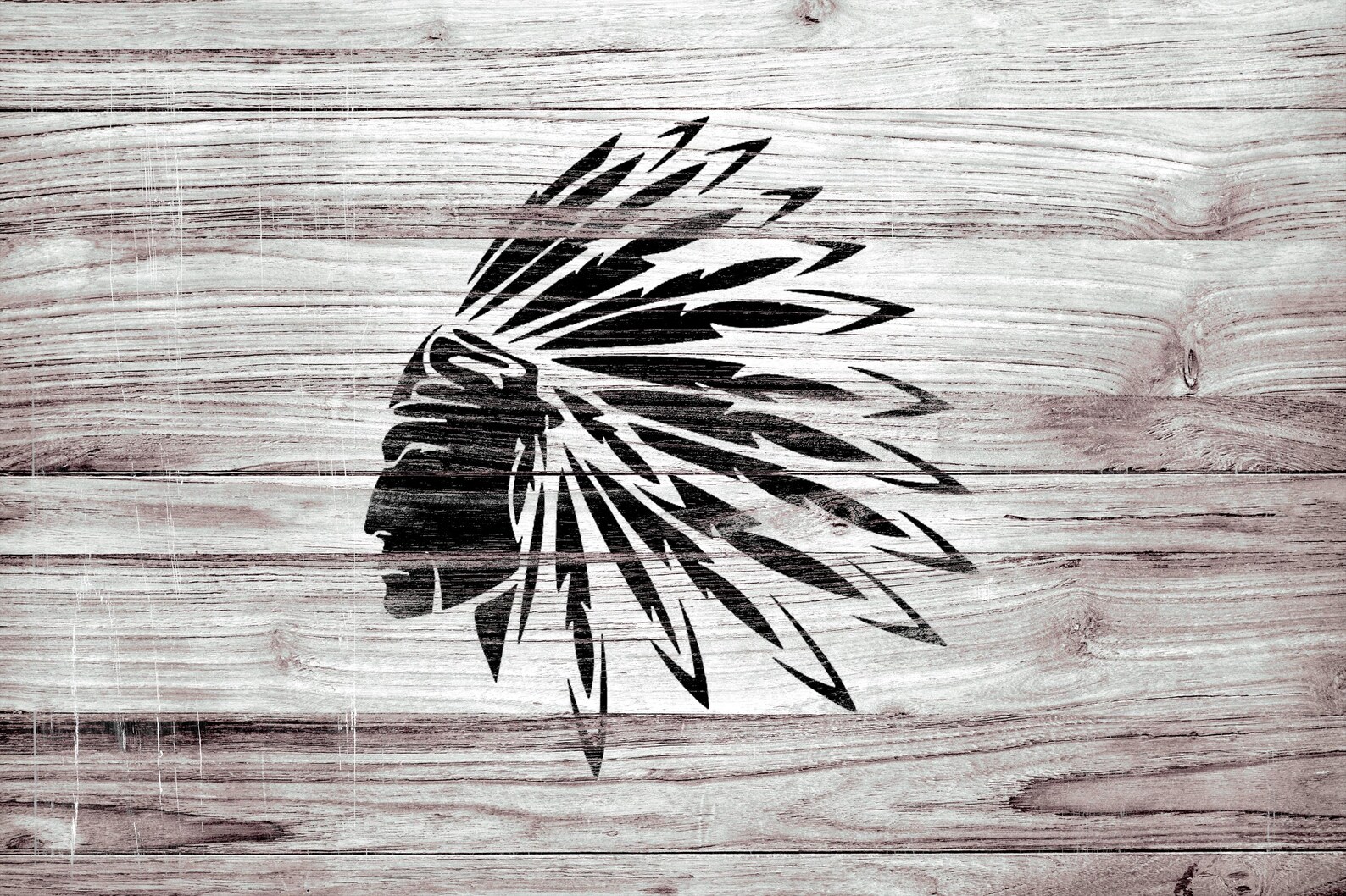 Native American Indian Stencil for Painting 10x10 Inch – Reusable ...